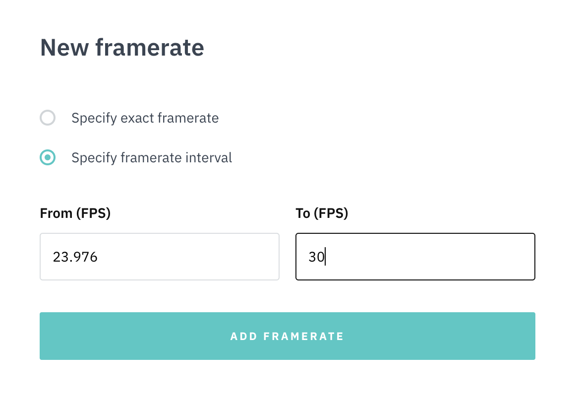 Video QA | Frame rate – Cape Ad Validation Help